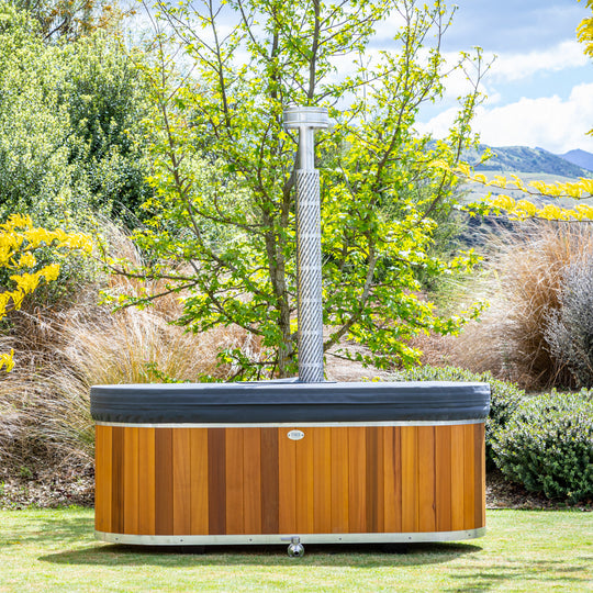 Stainless Steel & Cedar Spa Pools Handcrafted in New Zealand – Stoked ...
