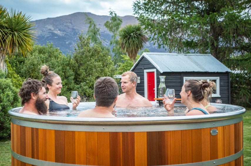 Stainless Steel & Cedar Spa Pools Handcrafted in New Zealand – Stoked ...